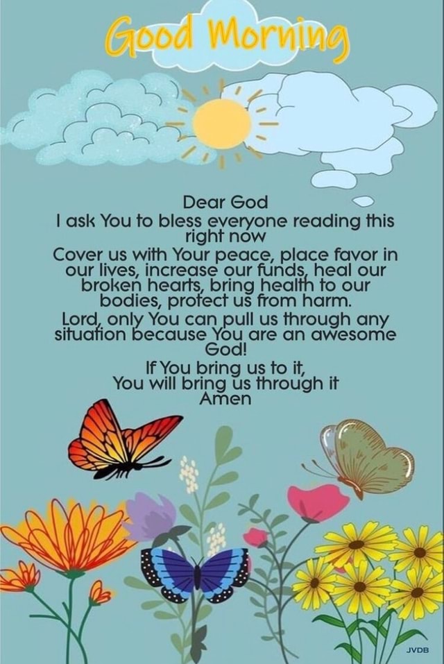 Good Dear God I ask You to bless everyone reading this right now Cover ...