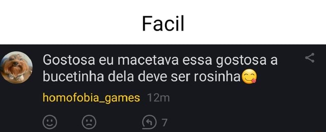 Facil Gostosa eu macetava essa gostosa a bucetinha dela deve ser ...