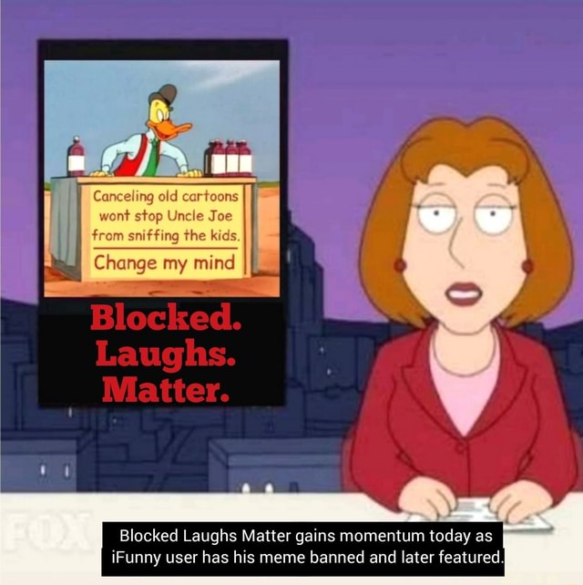 Canceling old cartoons wont stop Uncle Joe from sniffing the kids ...