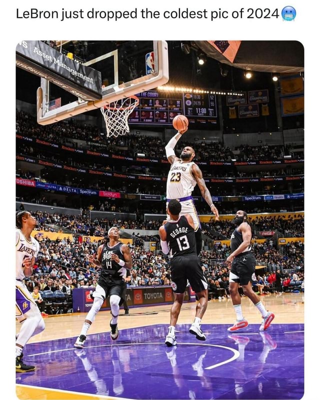 Coldddd - LeBron just dropped the coldest pic of 2024@ - America’s best ...