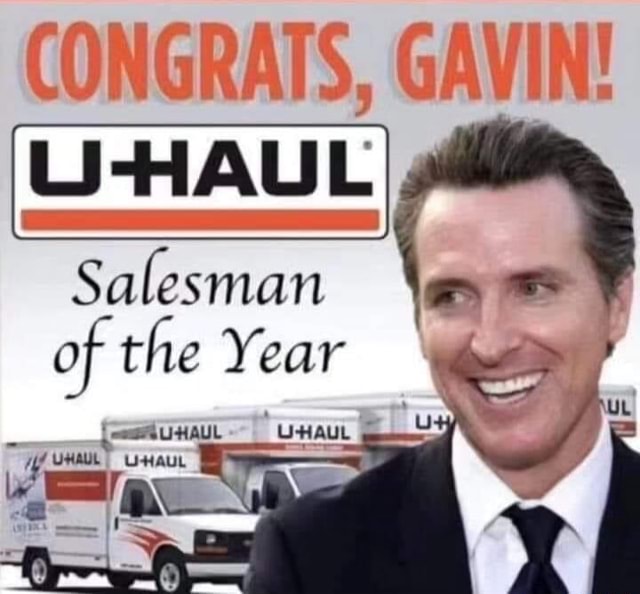 CONGRATS, GAVIN! Salesman of the Year UHAUL U-HAUL - iFunny