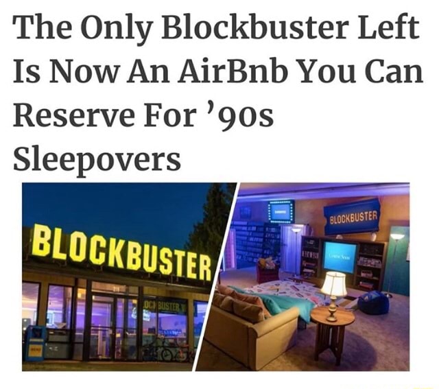 The Only Blockbuster Left Is Now An AirBnb You Can Reserve For ...