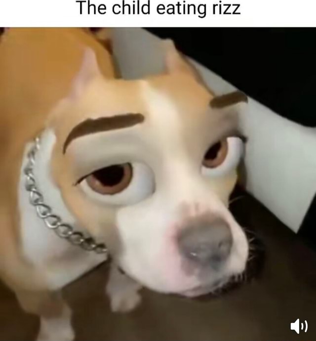 The child eating rizz - iFunny