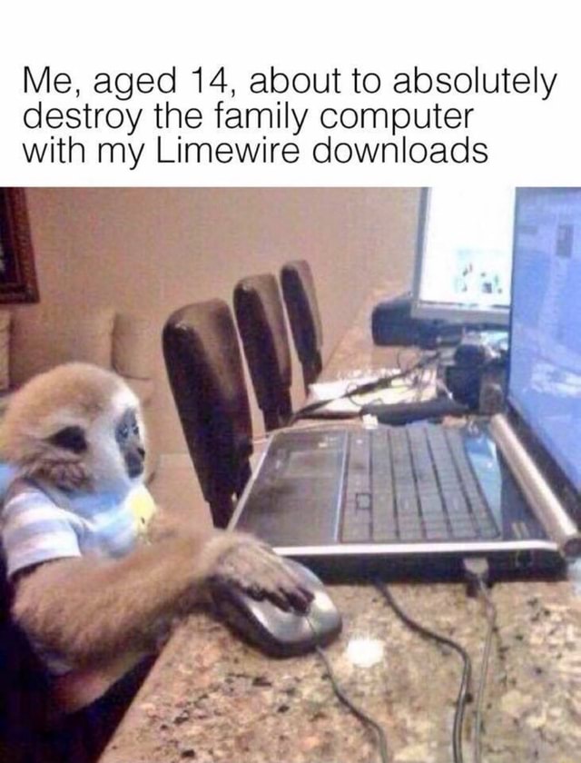 Me, aged 14, about to absolutely destroy the family computer With my ...
