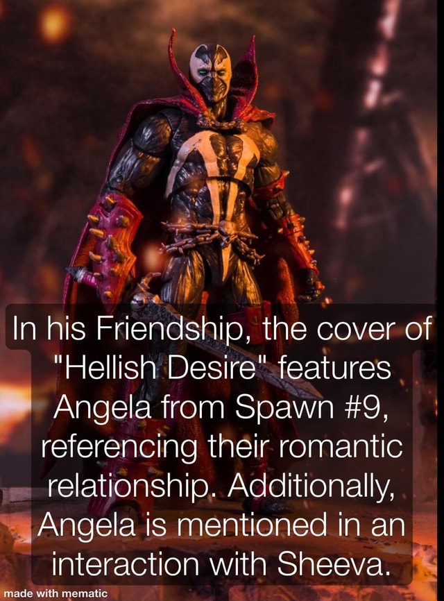 In his Friendship, the cover of "Hellish Desire" features I Angela from ...