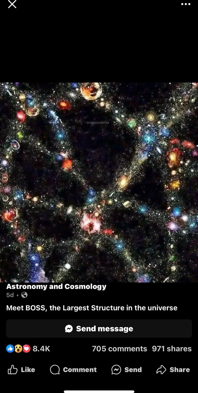 Astronomy and Cosmology Meet BOSS, the Largest Structure in the ...