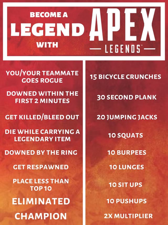 #apexlegends #workout - BECOME A LEGEND WITH TEAMMATE GOES ROGUE DOWNED WITHIN THE FIRST 2 ...