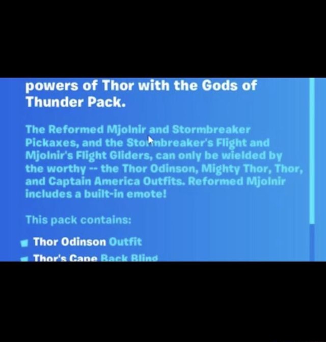 Powers of Thor with the Gods of Thunder Pack. Odinson - iFunny