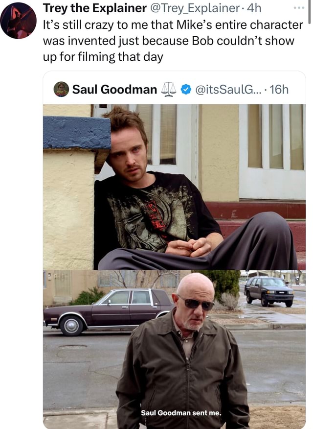 Trey the Explainer @Trey Explainer- It's still crazy to me that Mike's ...