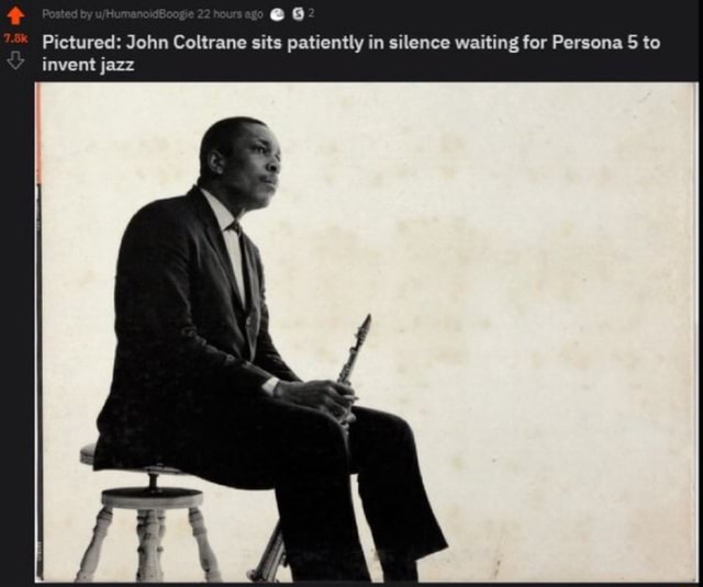 Es Pictured: John Coltrane sits patiently in silence waiting for ...
