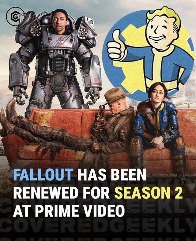 FALLOUT HAS BEEN RENEWED FOR SEASON 2 AT PRIME VIDEO - iFunny