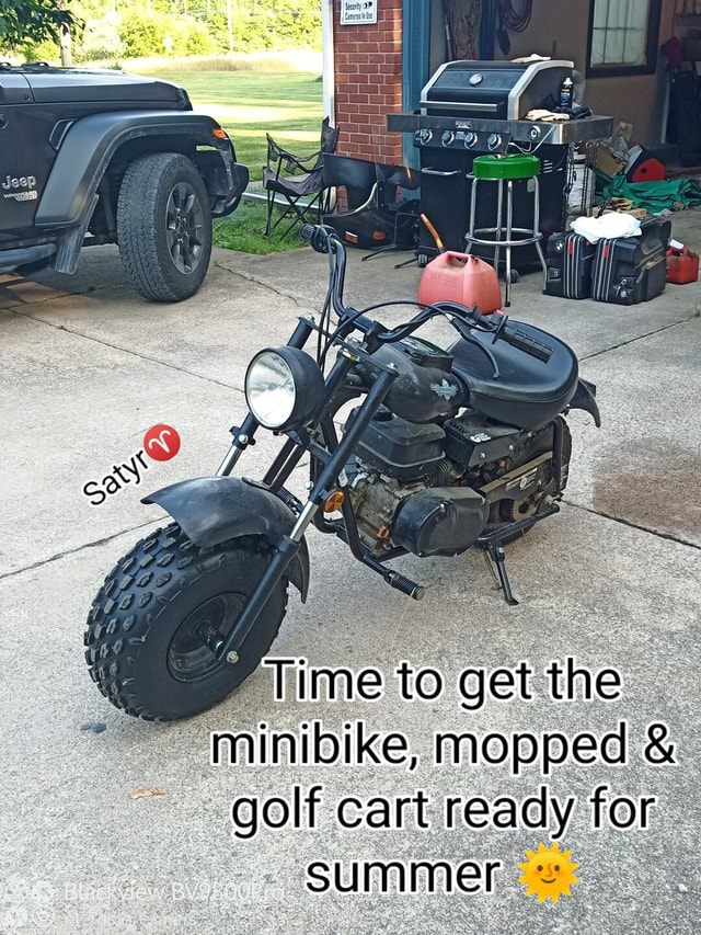 Minibike, mopped golf cart ready for summer - America’s best pics and ...