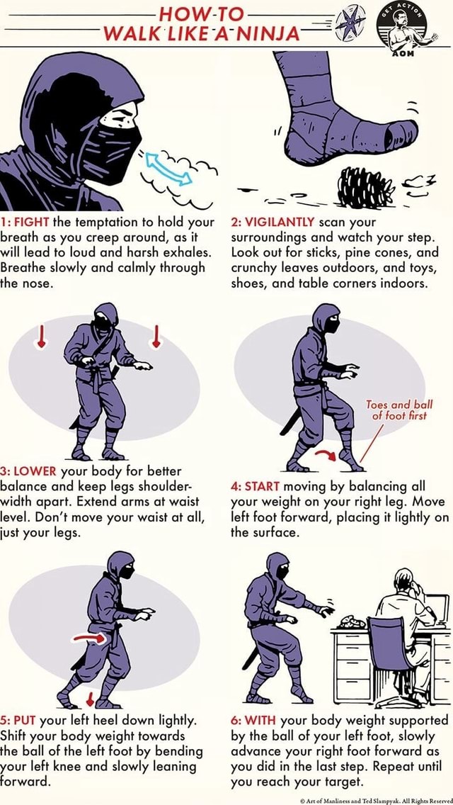 HOW-TO WALK LIKE 1: FIGHT the temptation to hold your breath as you ...