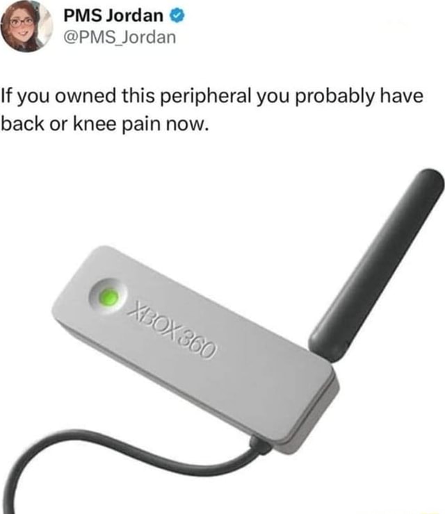 PMS Jordan @PMS Jordan If you owned this peripheral you probably have ...