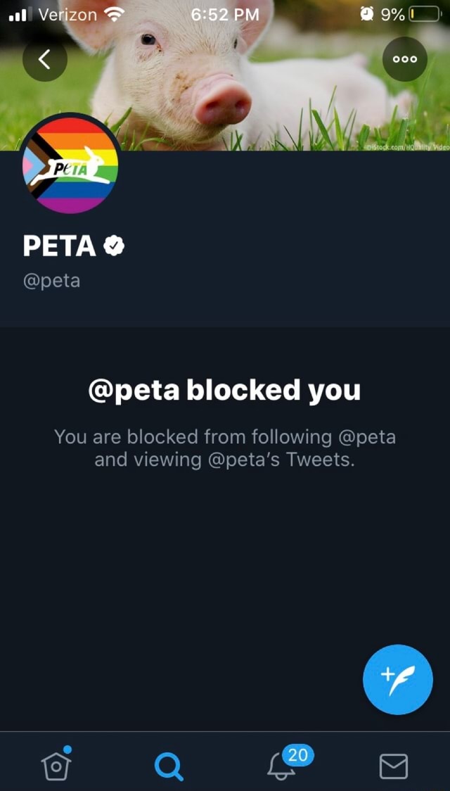 @peta blocked you You are blocked from following @peta and viewing ...