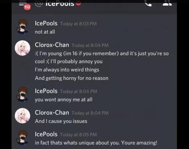 ILeErvuls "Ne IcePools not at all Clorox-Chan :(I'm young (im 16 if you ...
