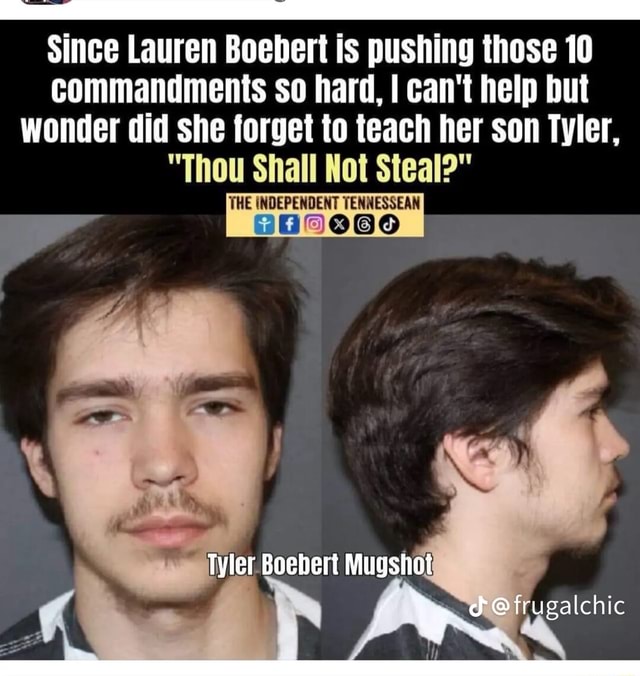 Since Lauren Boebert is pushing those 10 commandments so hard, I can't ...