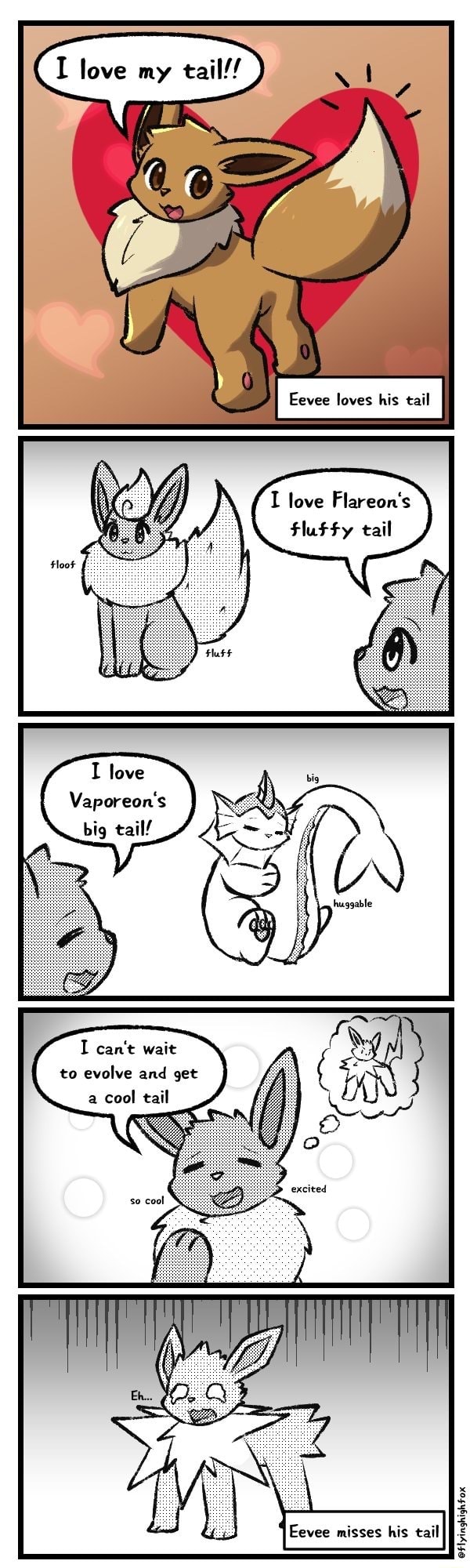 I love my tail// love Vaporeon's big tail! I can't wait to evolve and ...