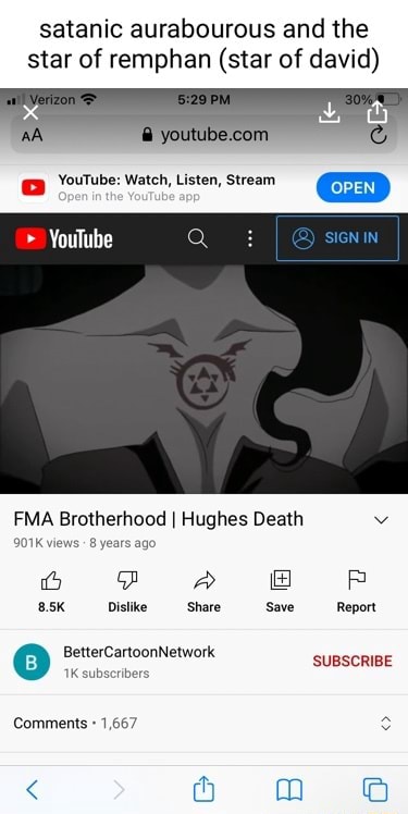 Satanic aurabourous and the star of remphan (star of david) YouTube ...