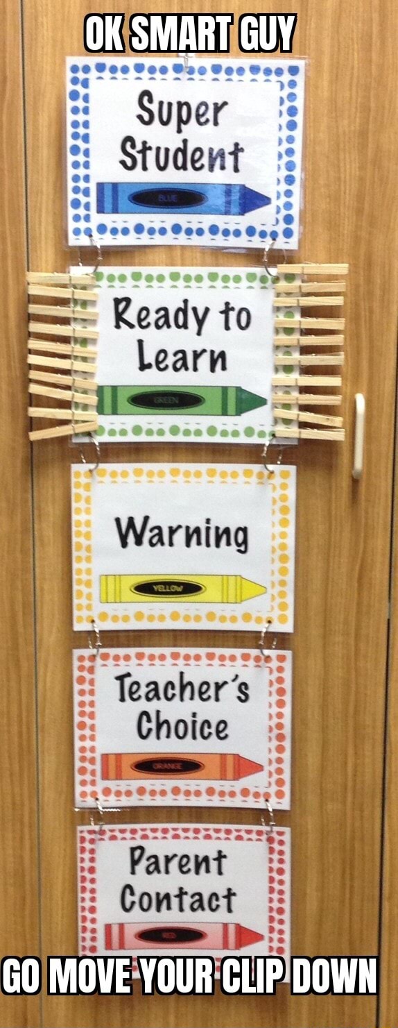 OK SMART GUY Super OG Ready to Warning Parent Contact GO MOVE YOUR CLIP ...