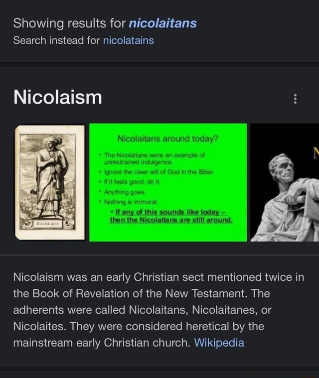 Showing results for nicolaitans Search instead for nicolatains ...