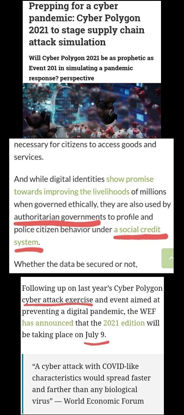 Prepping for a cyber pandemic: Cyber Polygon 2021 to stage supply chain ...