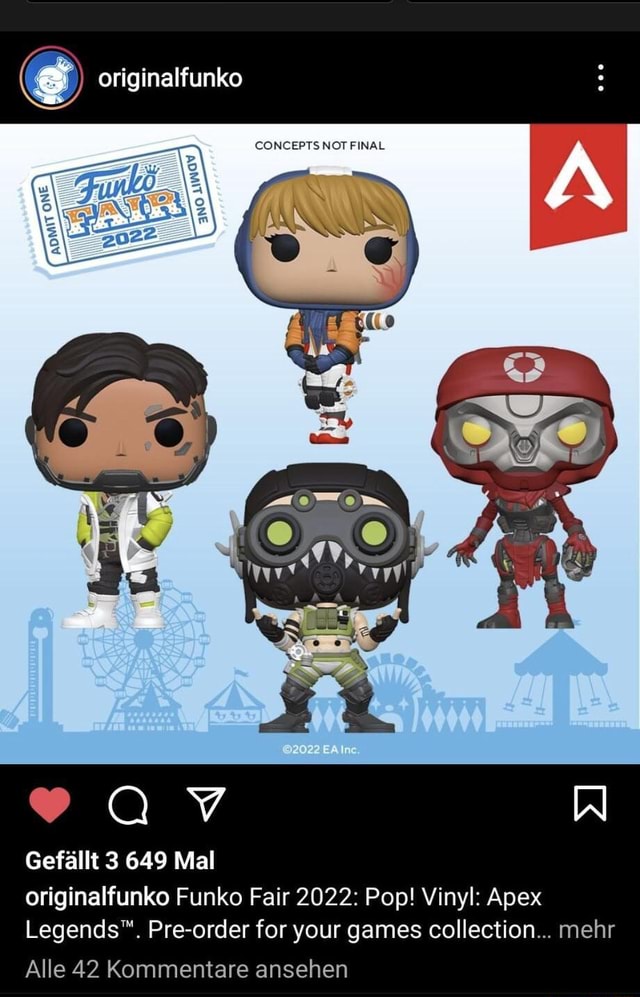 Originalfunko CONCEPTS NGT FINAL @2022 Gefallt 3 649 Mal originalfunke ...