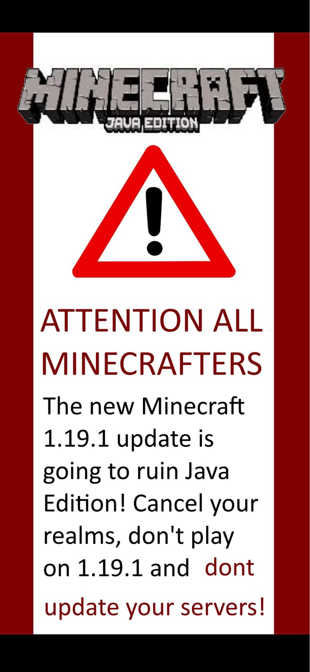 DON'T UPDATE YOUR MINECRAFT SERVERS! SHOW MICROSOFT THEY CAN'T RUIN OUR ...