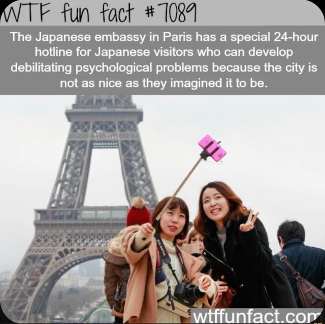 Fun fact #7108 The Japanese embassy in Paris has a special 24-hour ...