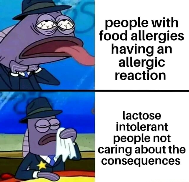 I people with food allergies having an allergic reaction lactose ...