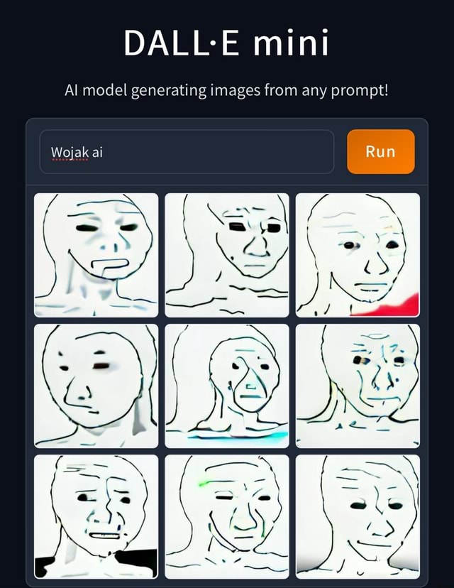 Mint Lu Al model generating images from any prompt! Wojak ai Run - iFunny
