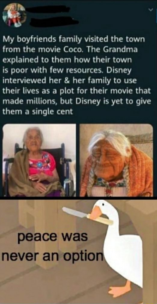 My boyfriends family visited the town from the movie Coco. The Grandma ...