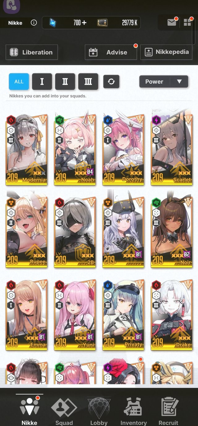 Nikke me Liberation Advise Nikkepedia Nikkes you can add into your ...