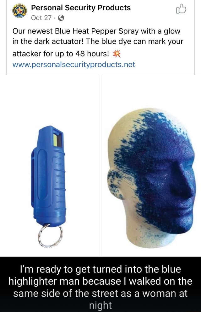 Personal Security Products Oct 27 Our newest Blue Heat Pepper Spray ...