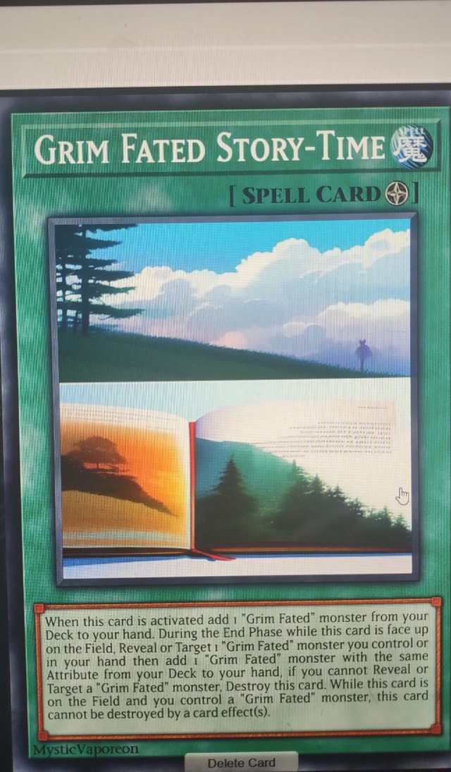 RiM FATED STORY- Ting I When this card is activated add 1 "Grim Fated ...