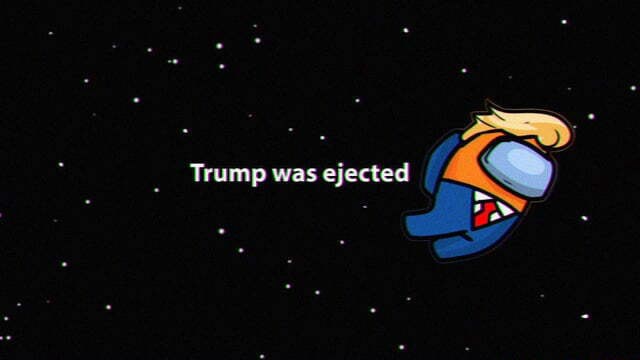 Orange was pretty Sus - Trump was ejected - iFunny
