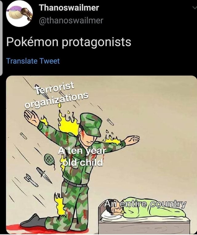 Es Pokemon protagonists Translate Tweet Terrorist organization Aten ...