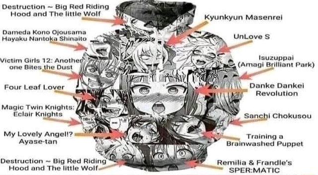 Destruction ~ Big Red Riding Hood and The little Wolf Dameda Kono ...