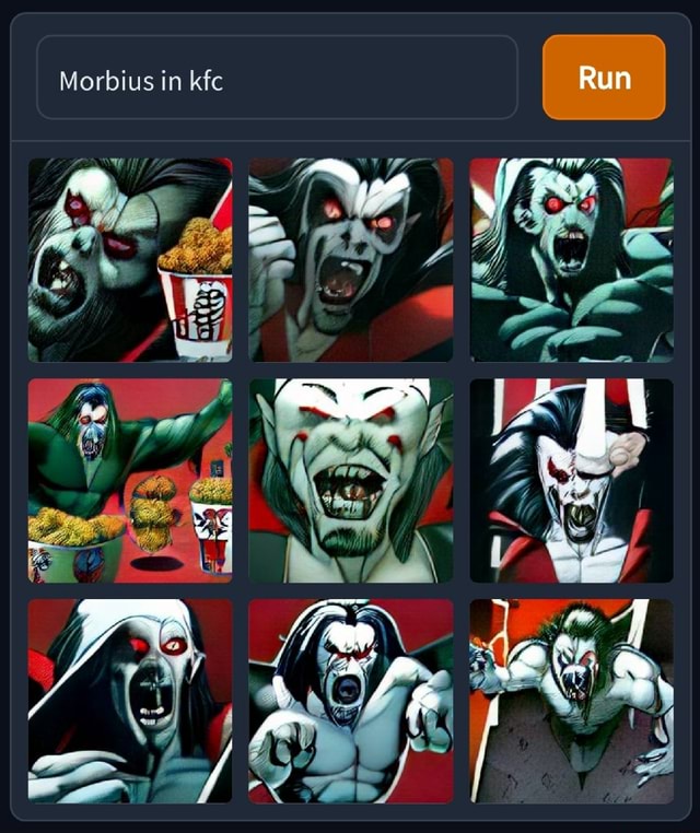 Morbius in kfc Run - iFunny