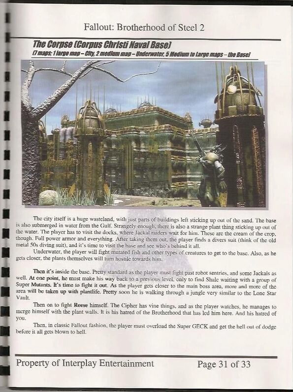 Fallout: Brotherhood of Steel 2 The Corpse (Corpus Christi Naval Base ...