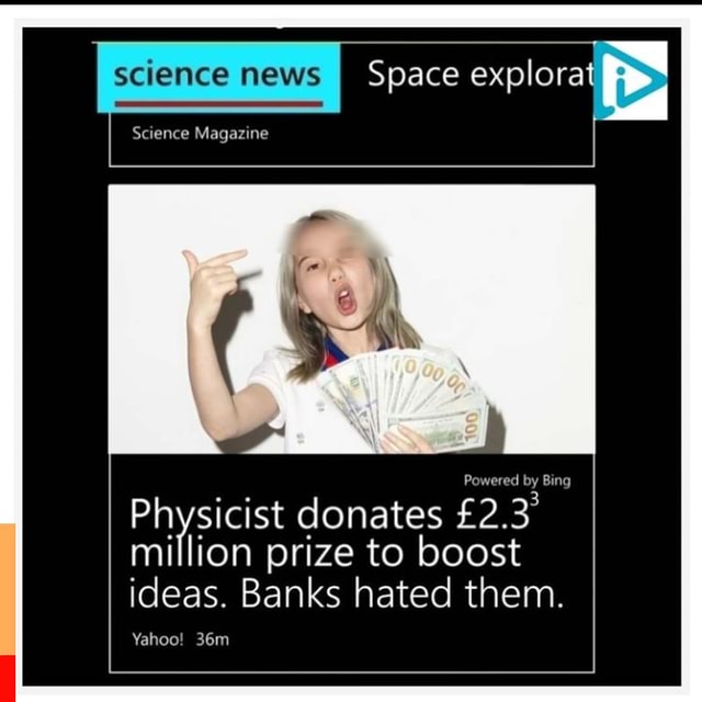 Science news Space explorat Science Magazine Powered by Bing Physicist ...