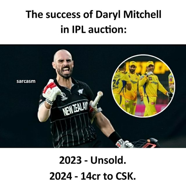 Daryl Mitchell sold to CSK at 14cr. - The success of Daryl Mitchell in ...