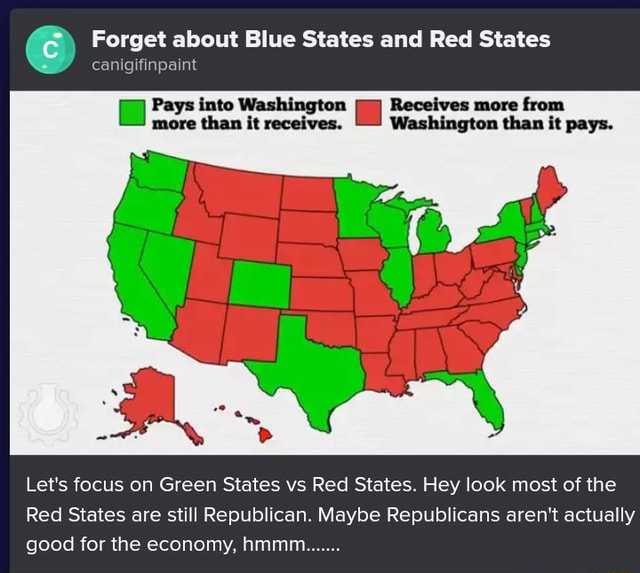 Can finpamt Forget about Blue States and Red States Pays into ...