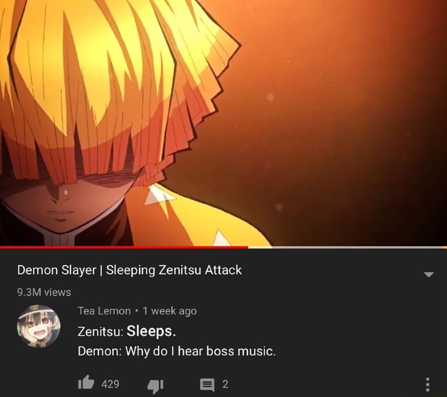 Demon Slayer I Sleeping Zenitsu Attack 9.3M views Tea Lemon 1 week ago ...