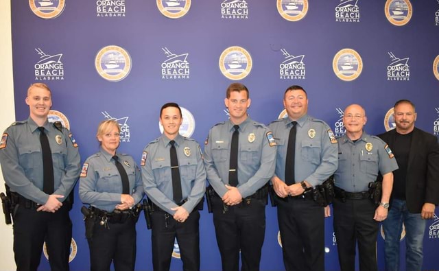 Welcome to the newest Orange Beach Police Department officers, who were ...