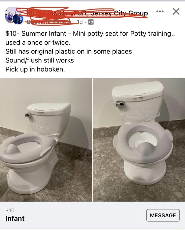 $10- Summer Infant - Mini potty seat for Potty training.. used a once ...