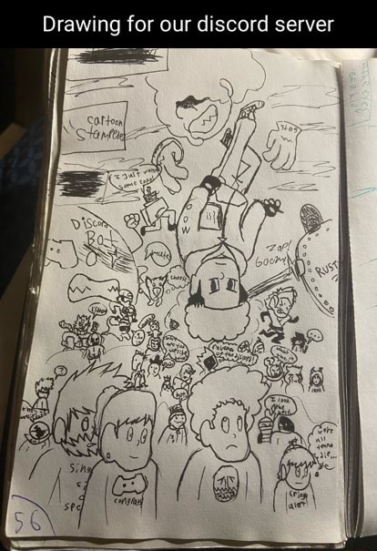 Drawing for our discord server - iFunny