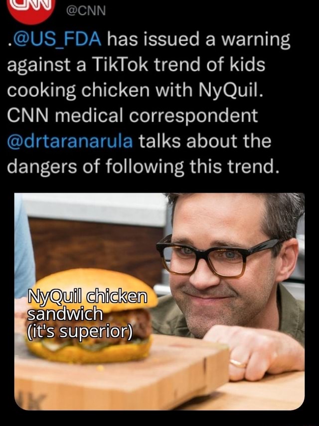 SUY @CNN .@US FDA has issued a warning against a TikTok trend of kids ...