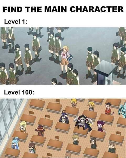Anime... - FIND THE MAIN CHARACTER Level 1: Level 100: - iFunny