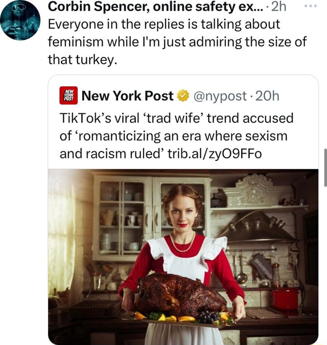 Corbin Spencer, online safety ex... Everyone in the replies is talking ...